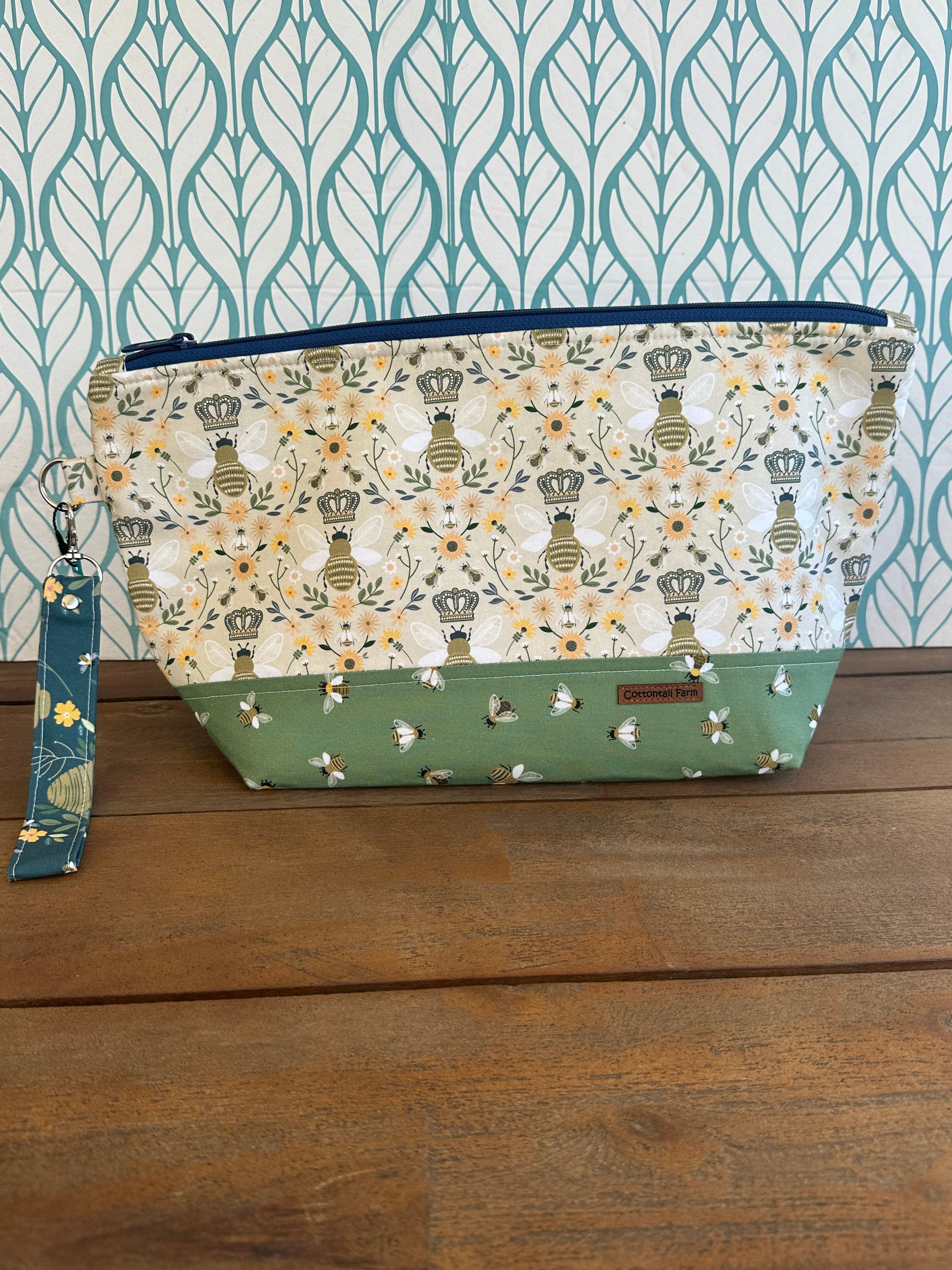 Large Zipper Bag – Cottontail Bags