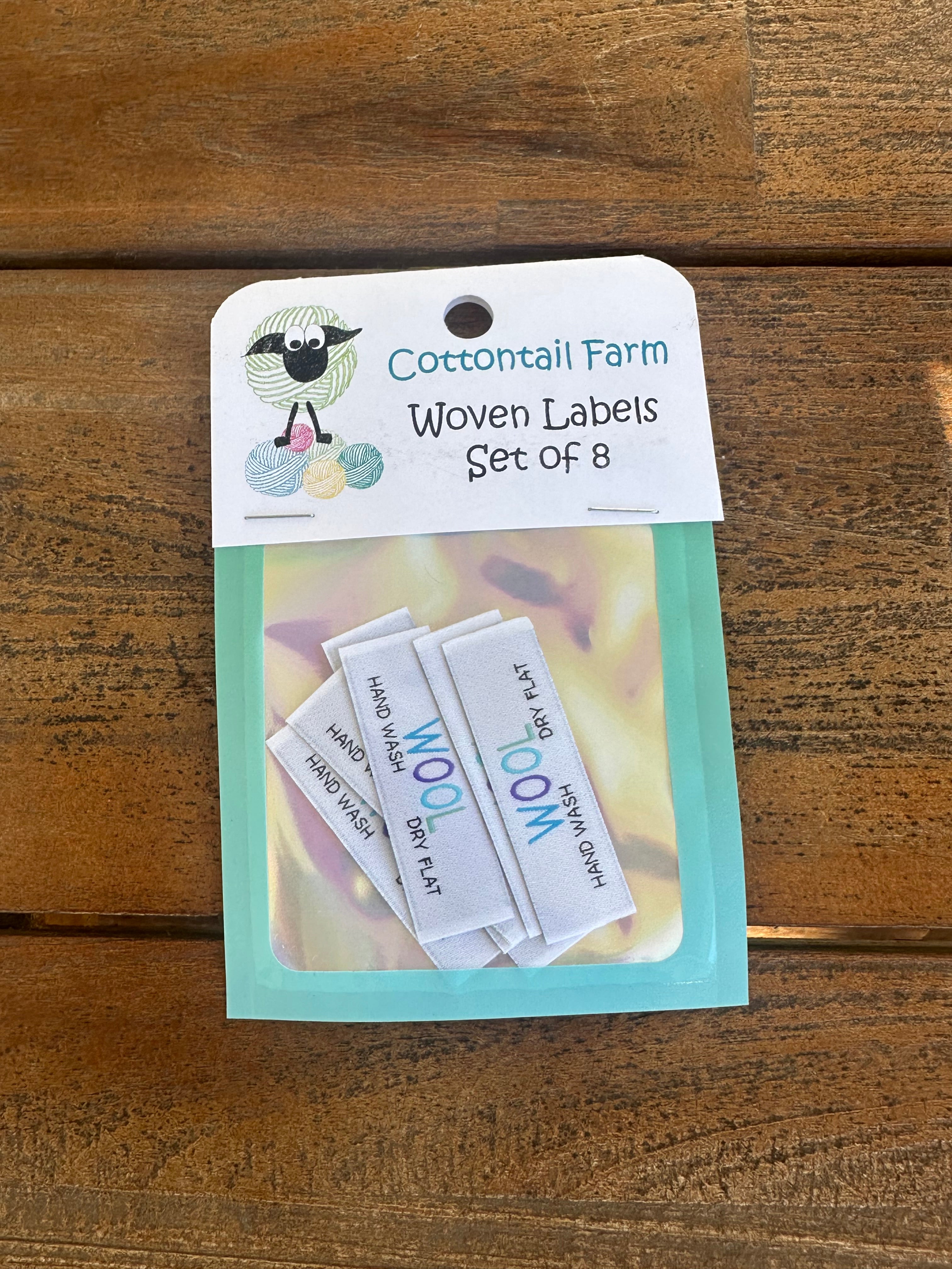 Wool Woven Labels – Cottontail Bags