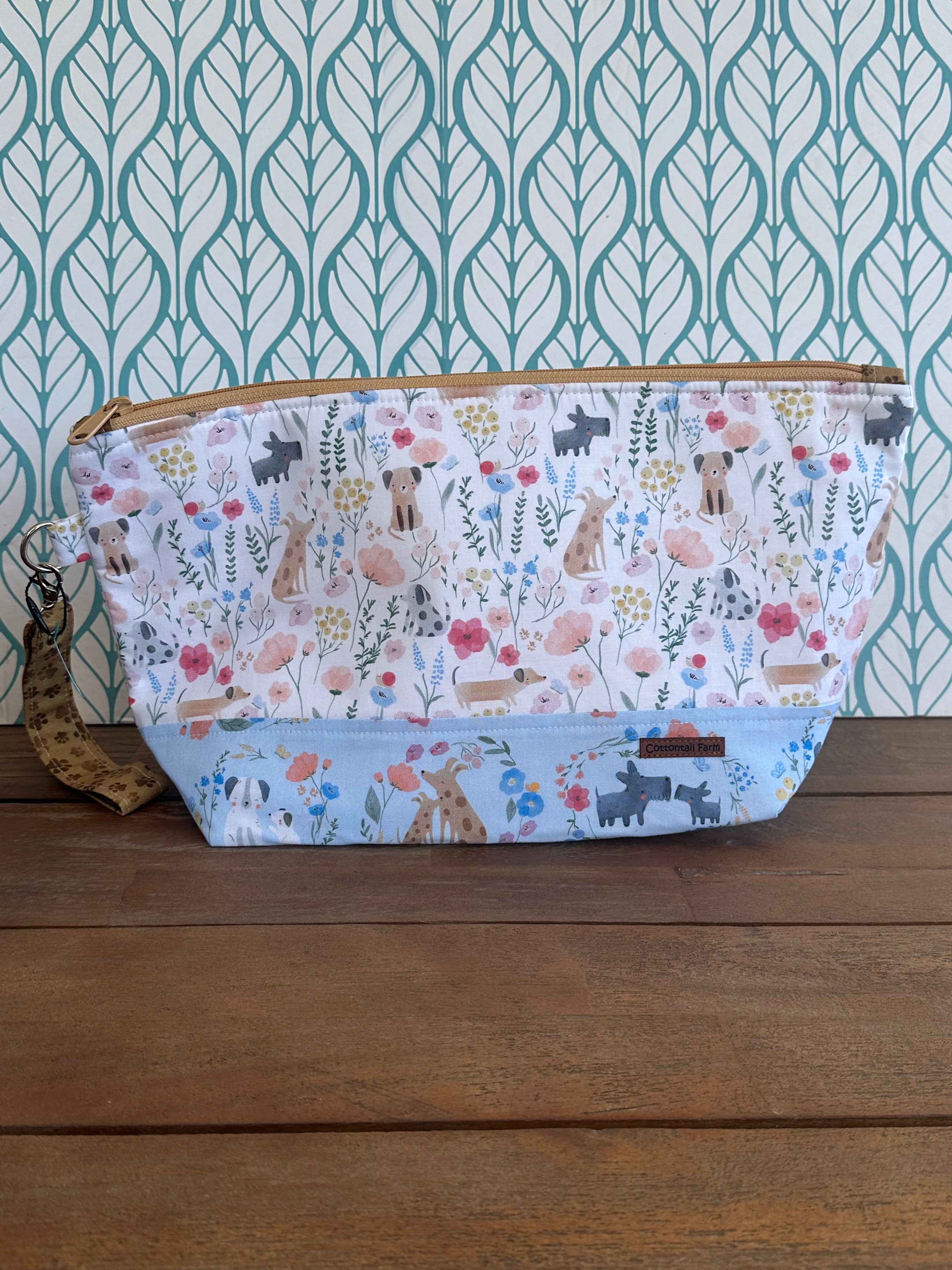 Large Zipper Bag – Cottontail Bags